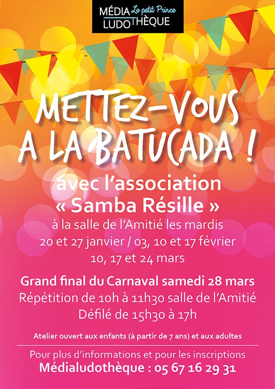 Stage batucada - Mairie de Seilh